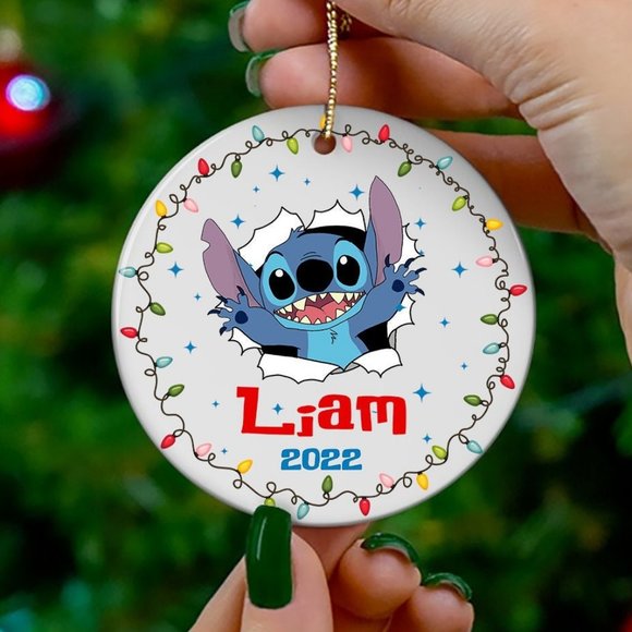 Holiday | Personalized Stitch Ornament Lilo And Stitch Ornament ...